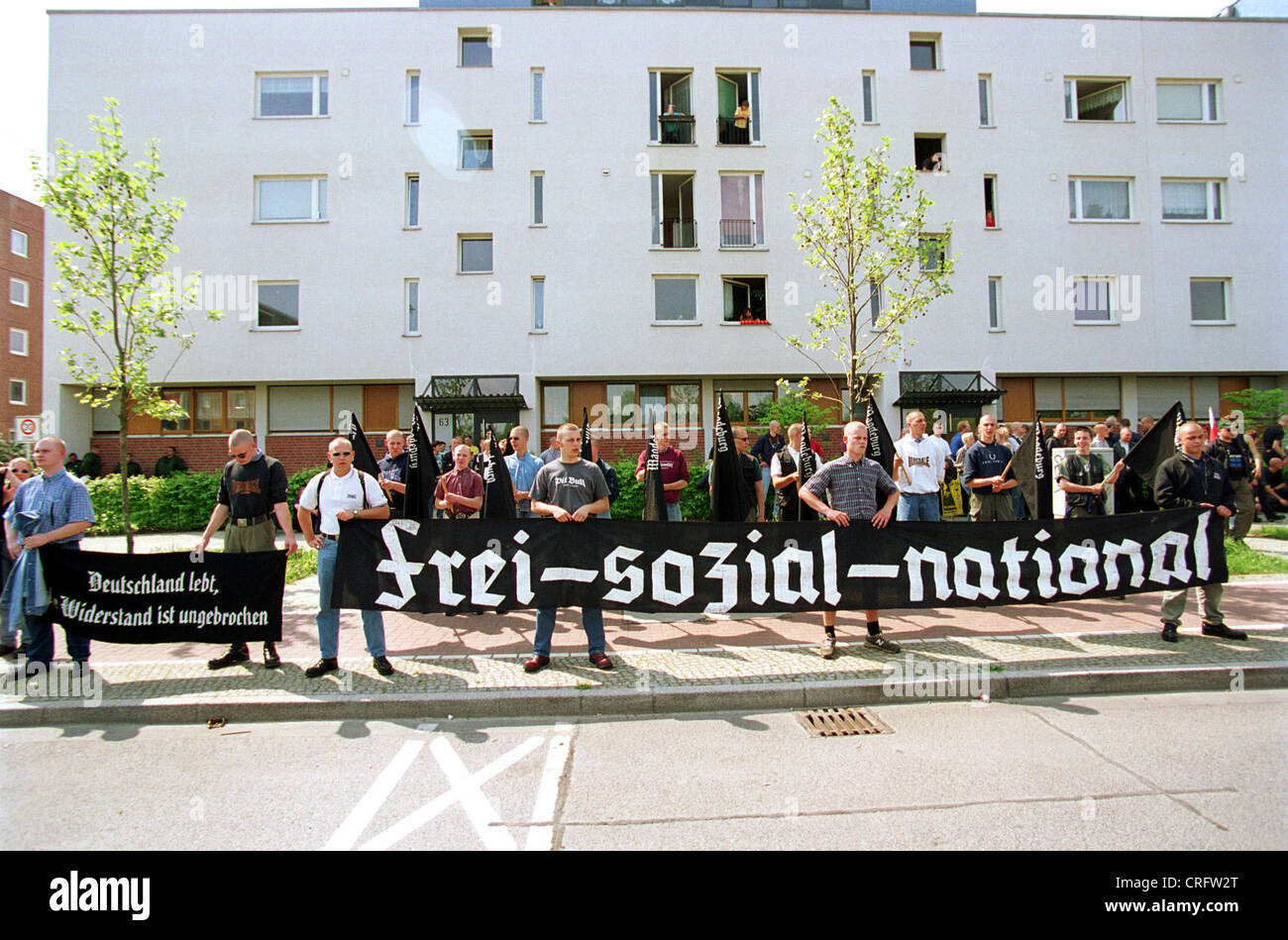 Berlin, Germany, NPD demonstration Stock Photo - Alamy