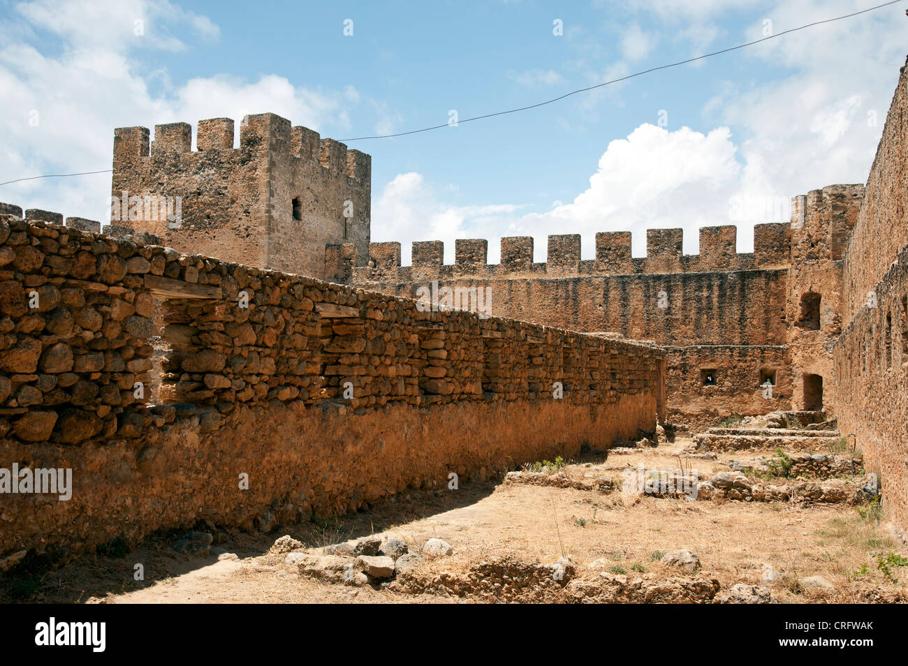 Crete Frangokastello Greece Mediterranean Stock Photo - Alamy