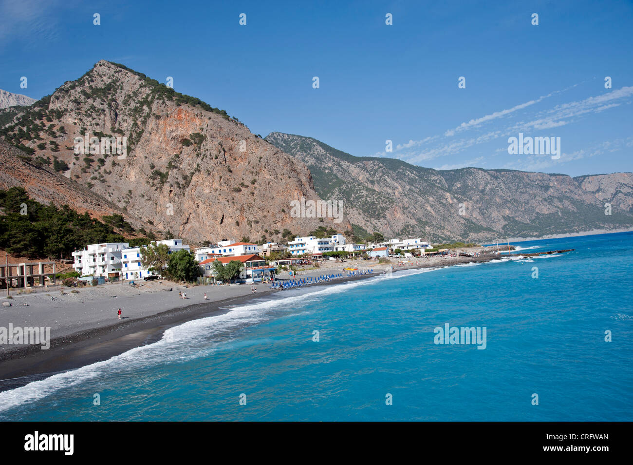 Crete Greece harbor Mediterranean Tarra Stock Photo - Alamy