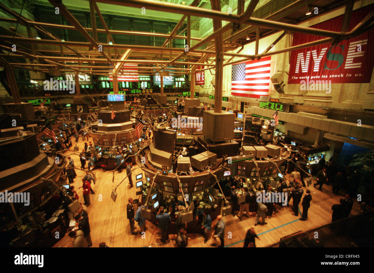 Nyse inside hi-res stock photography and images - Alamy