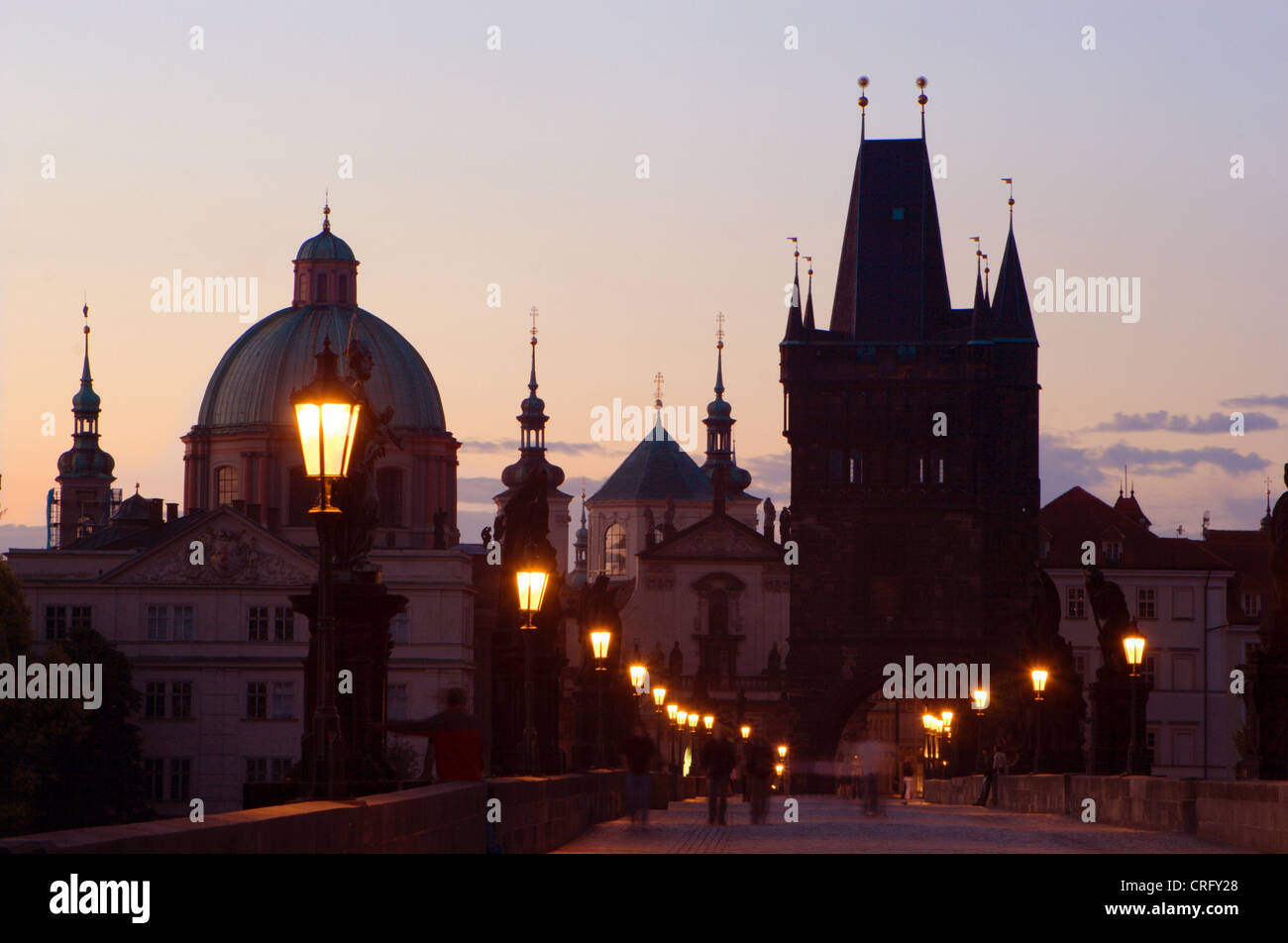 Karl bridge, Czech Republic, Prague Stock Photo - Alamy