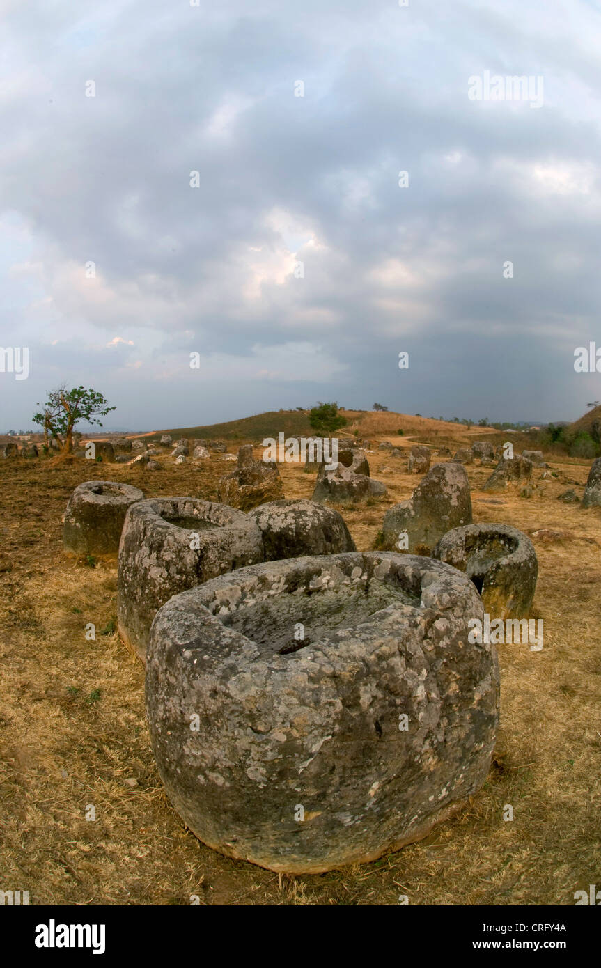 Plain of Jars, Laos, Phonsavan Stock Photo - Alamy