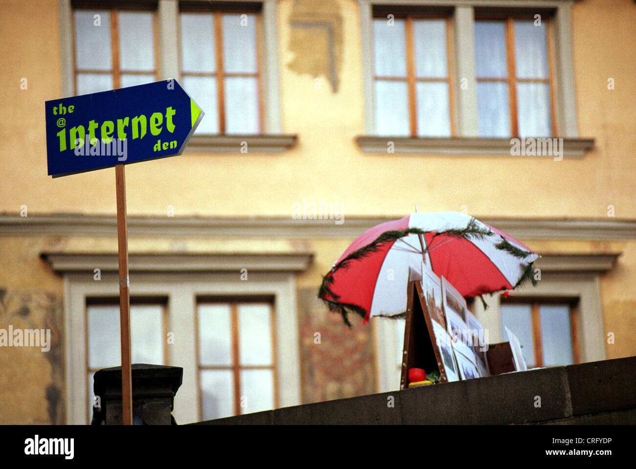 Czech internet cafe hi-res stock photography and images - Alamy