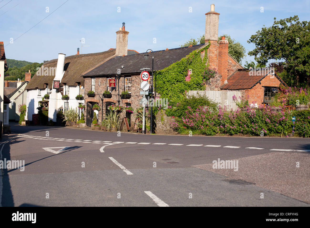 The Ship Porlock Somerset Stock Photo - Alamy