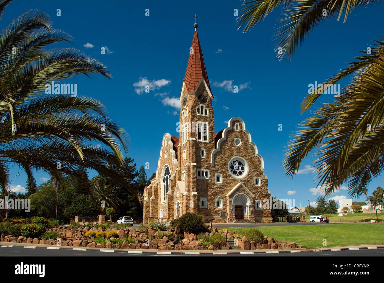 Christ Church in Windhoek, Namibia, Windhoek Stock Photo - Alamy