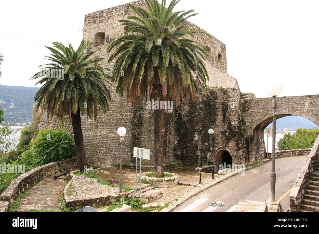 Forte Mare Fortress, Old Town, Herceg Novi, Montenegro Stock Photo - Alamy