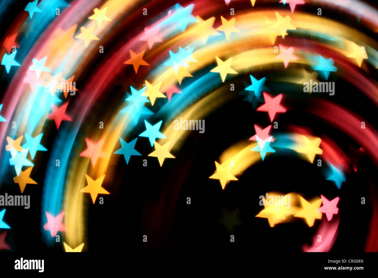 abstract disco colored stars motion background Stock Photo - Alamy
