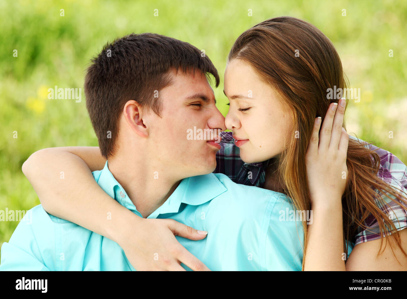 love hug of two lowers Stock Photo - Alamy
