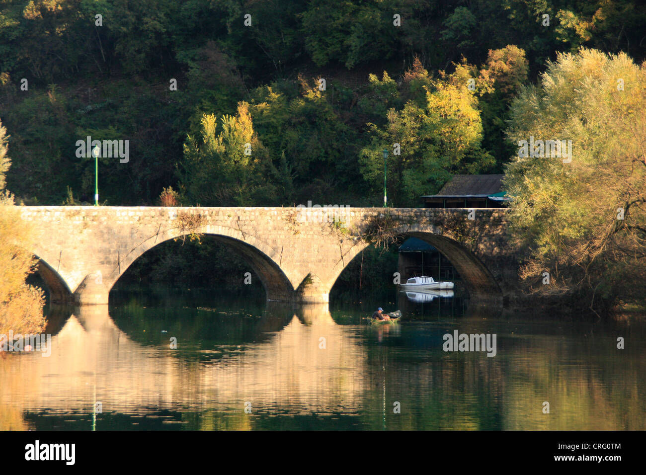 Old bridge, Rijeka Crnojevica, Cetinje, Montenegro Stock Photo - Alamy