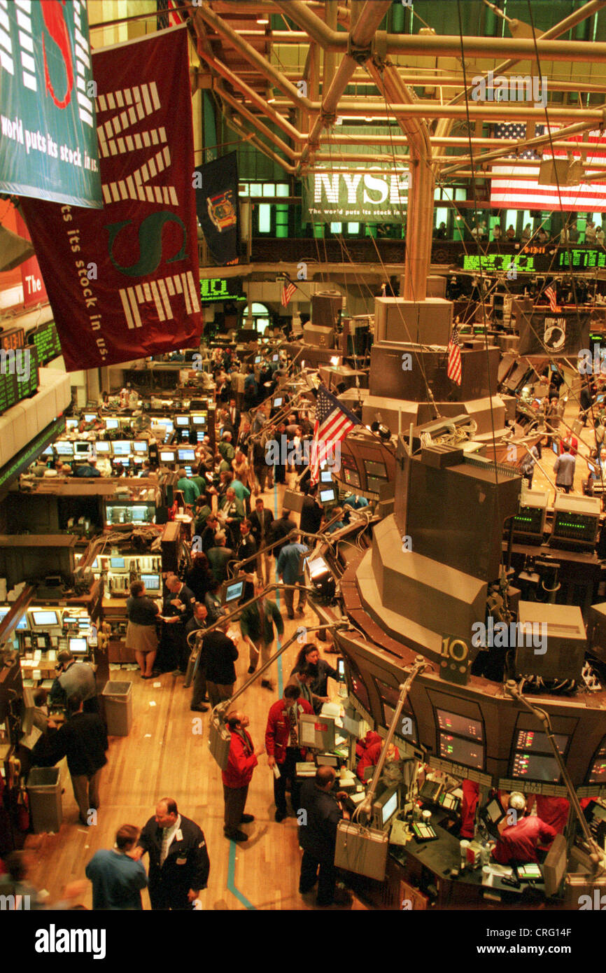 New York, USA, NYSE, Boerse parquet Stock Photo - Alamy