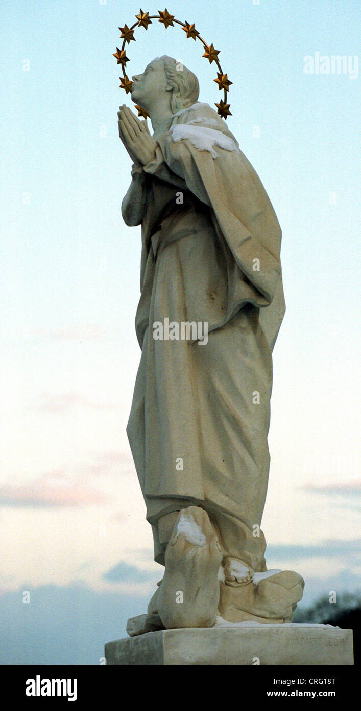 Prague, Czech Republic, statue of St. Regina Stock Photo - Alamy