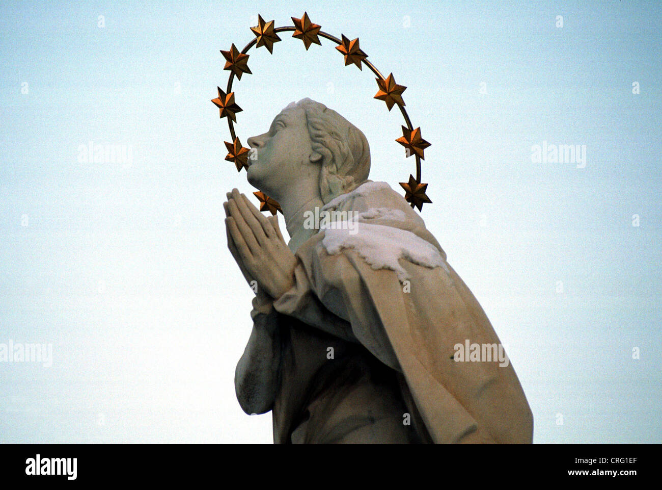 Prague, Czech Republic, statue of St. Regina Stock Photo - Alamy