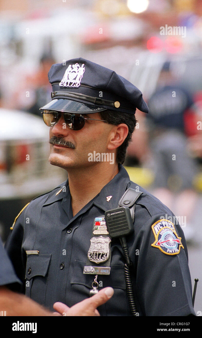 New York, United States, police in Manhattan Stock Photo - Alamy