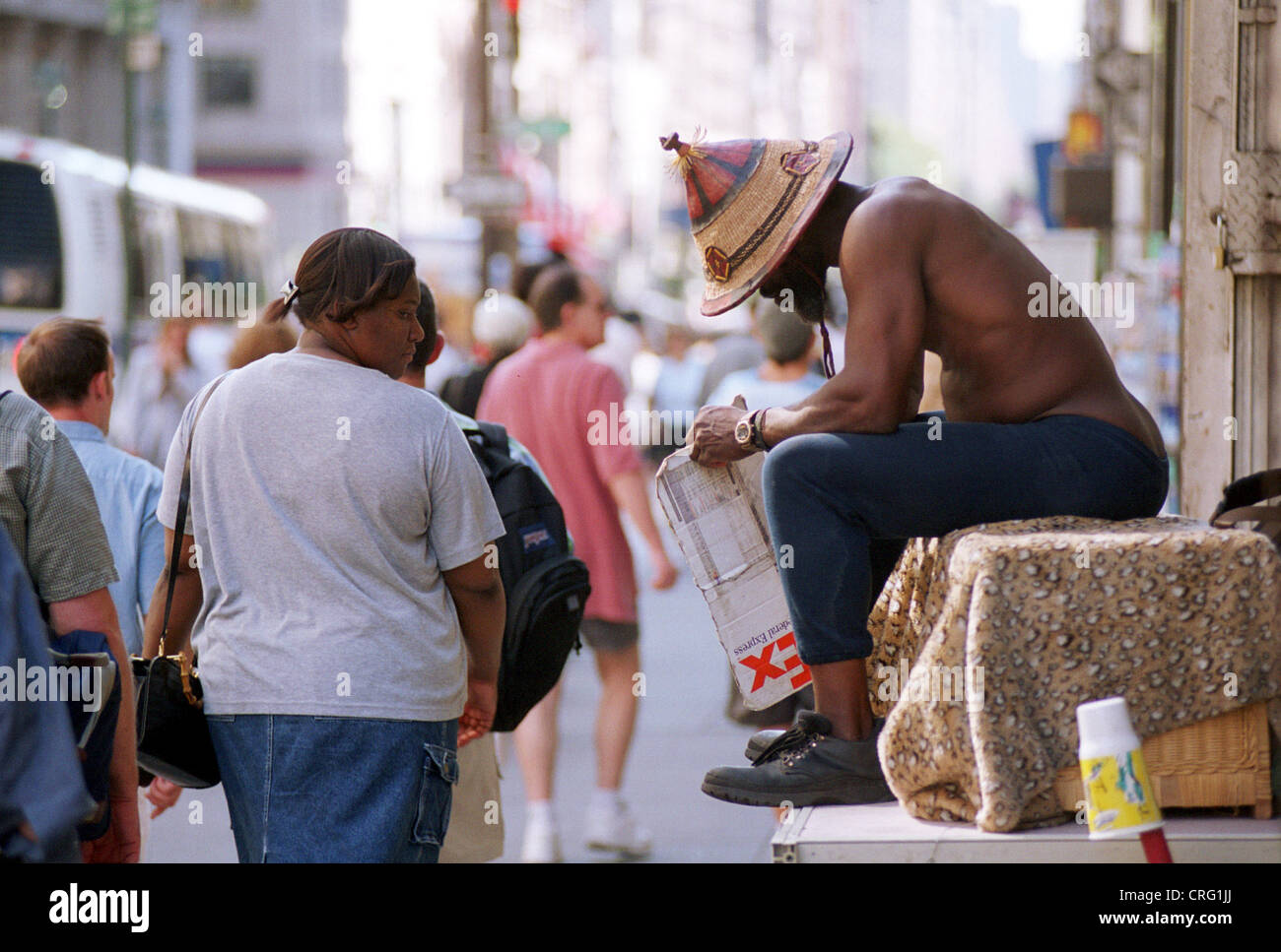 Manhattan poverty hi-res stock photography and images - Alamy