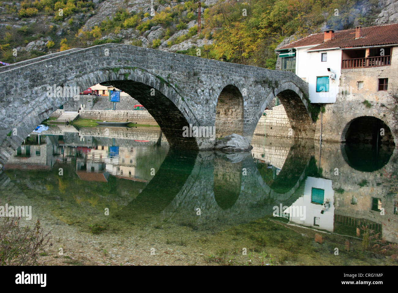 Old bridge, Rijeka Crnojevica, Cetinje, Montenegro Stock Photo - Alamy