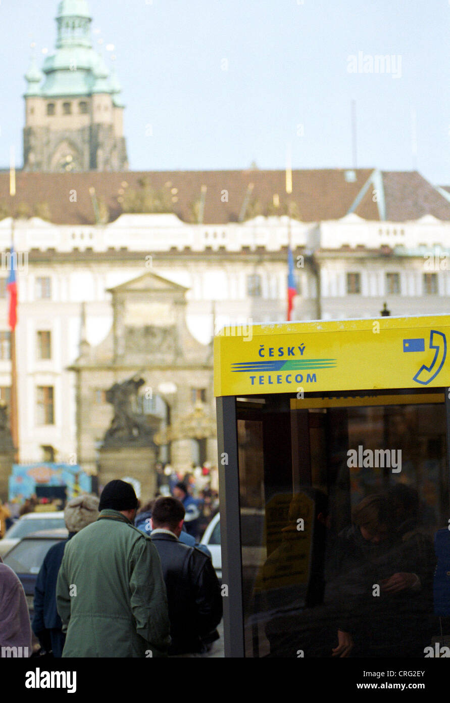 Prague, Czech Republic, Cesky Telecom Stock Photo - Alamy