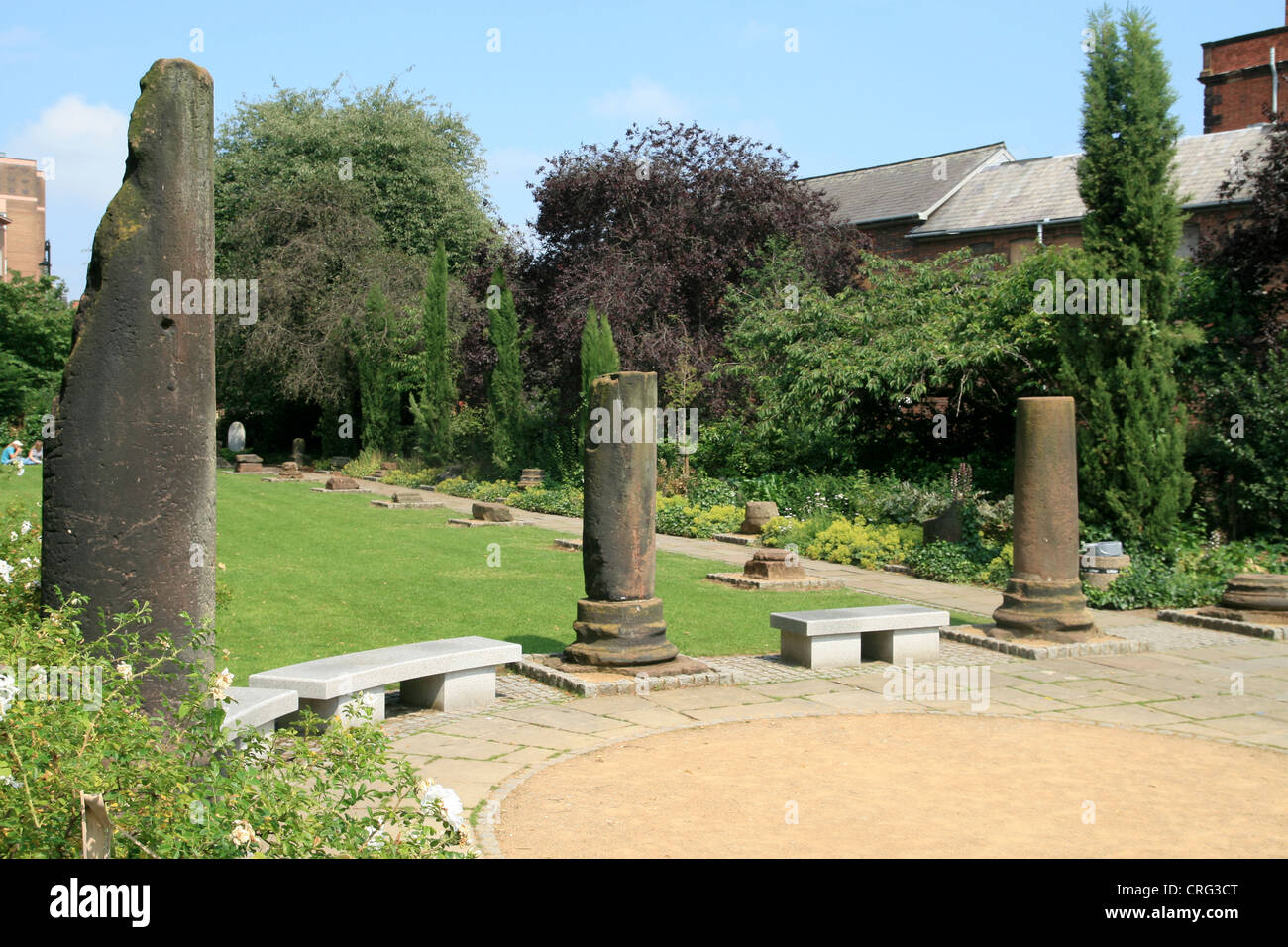 Roman Gardens Chester Cheshire England UK Stock Photo - Alamy
