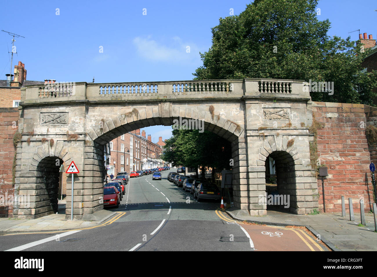 Bridge Gate Chester Cheshire England UK Stock Photo - Alamy