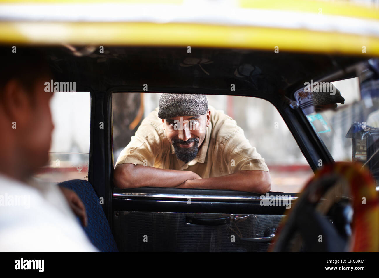 Old man inside taxi cab hi-res stock photography and images - Alamy
