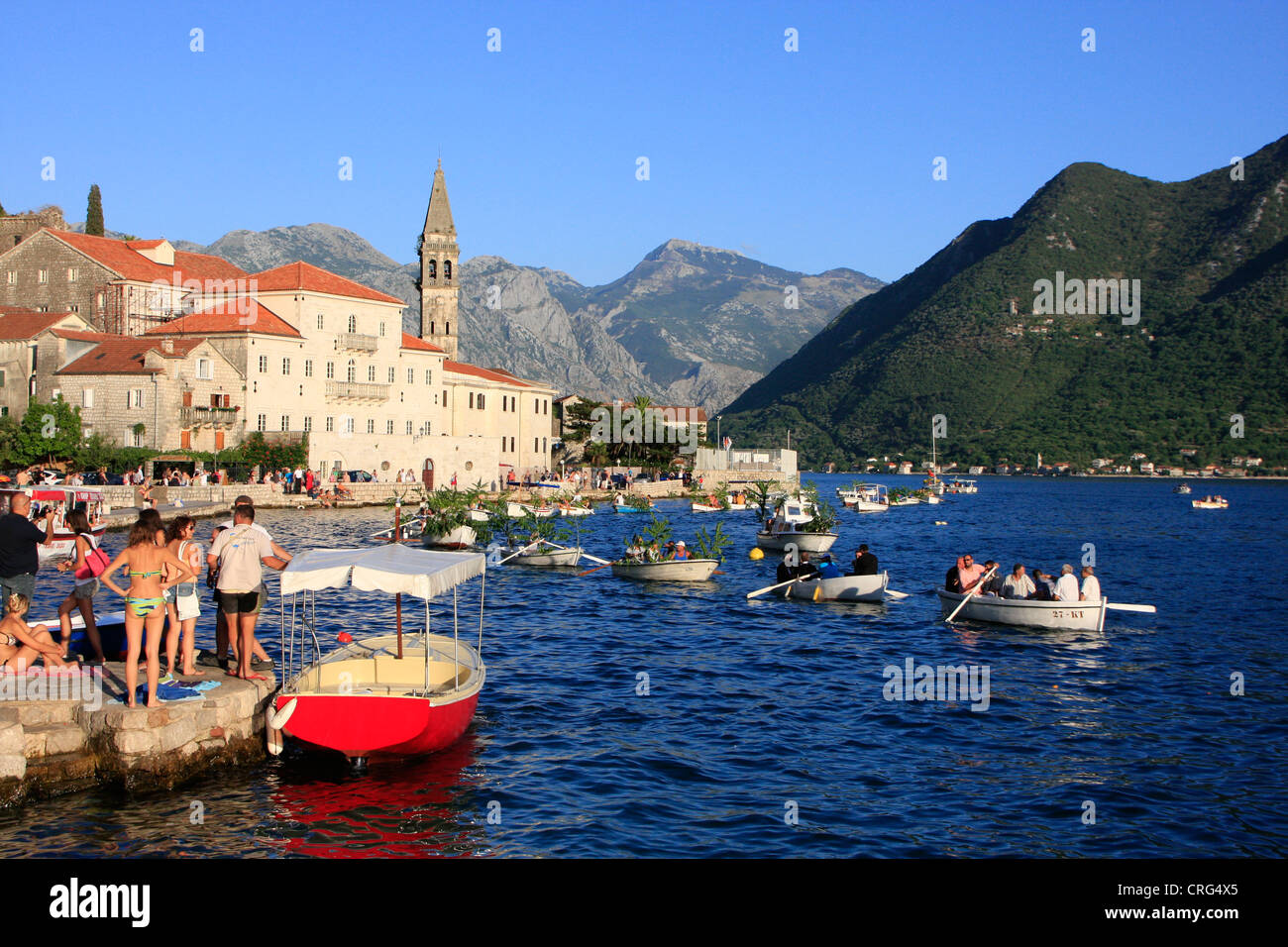 Fasinada Festival, Perast, Montenegro Stock Photo - Alamy
