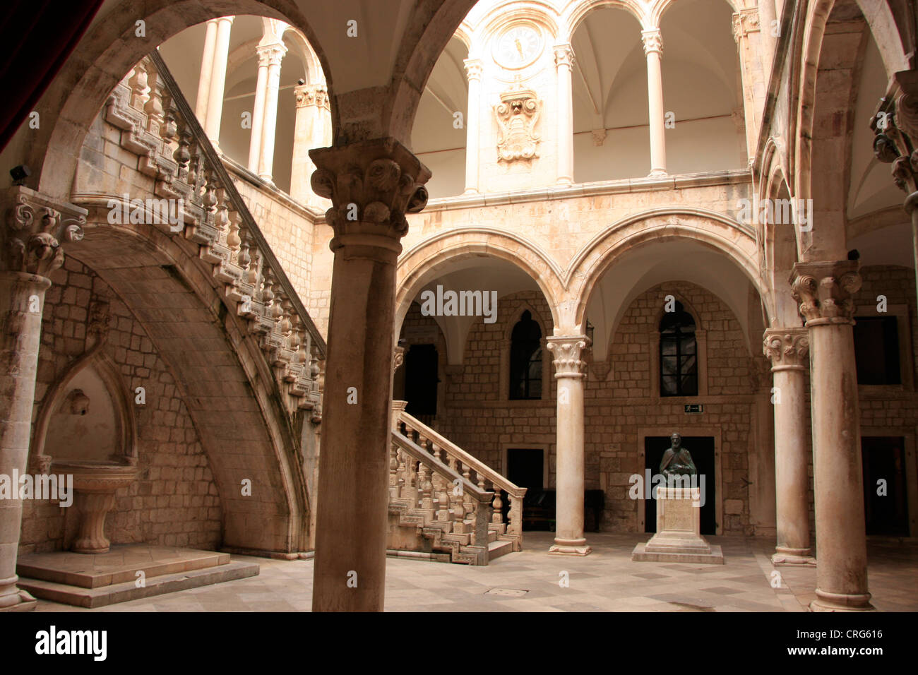 Atrium, Rector's palace, Old Town, Dubrovnik, Croatia Stock Photo - Alamy