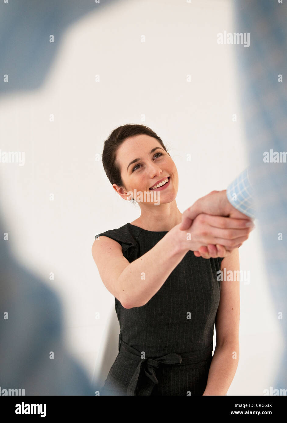 Businesswoman framing face hands hi-res stock photography and images ...