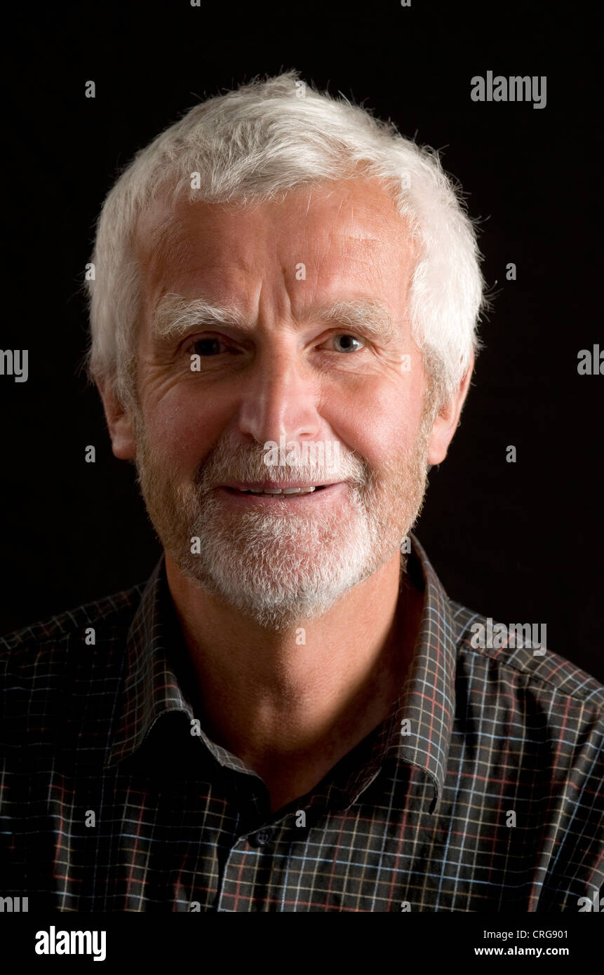 portrait of a smiling senior Stock Photo - Alamy