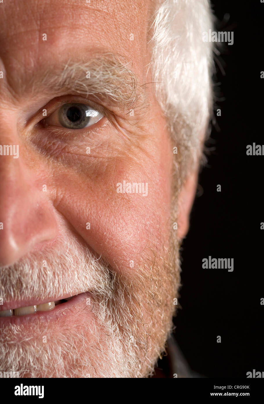 portrait of a smiling senior Stock Photo - Alamy