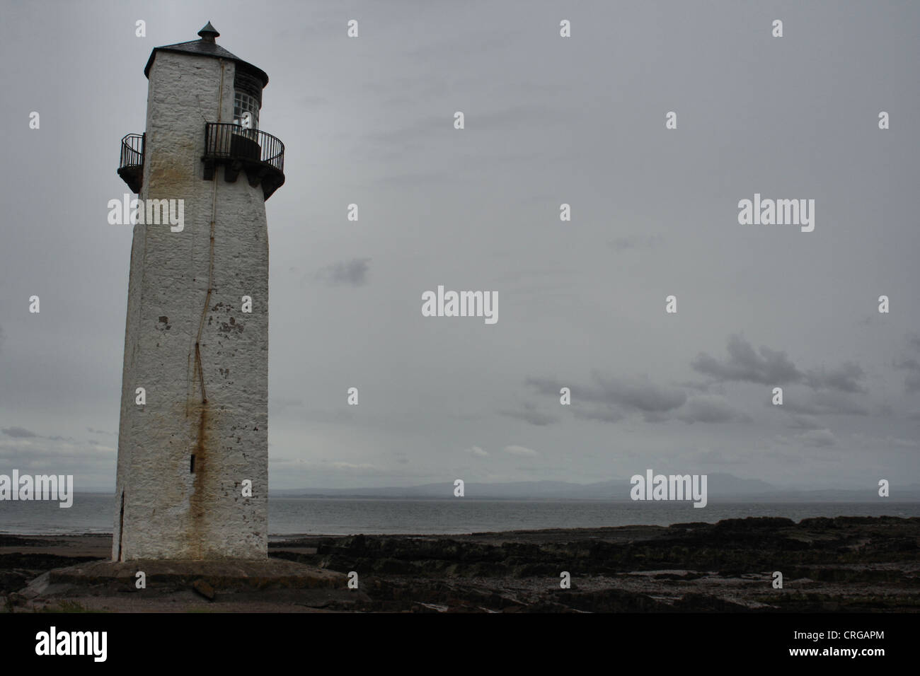 Southerness lighthouse Solway Firth Galloway Stock Photo - Alamy