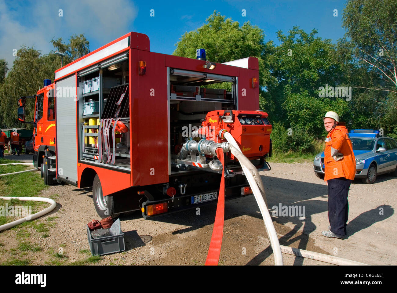 Fire brigade car hi-res stock photography and images - Alamy