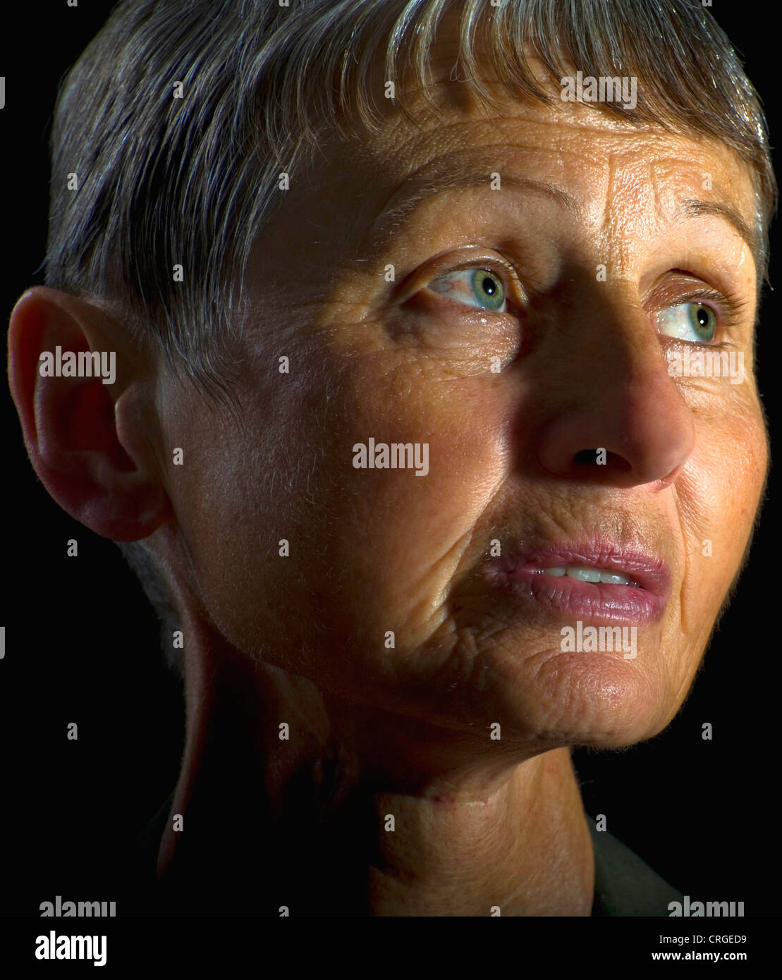 portrait of an old woman Stock Photo - Alamy