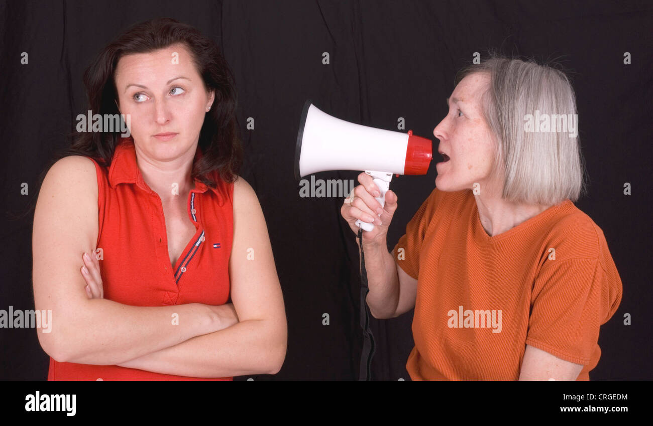 Older daughter shouting at parents hi-res stock photography and images ...