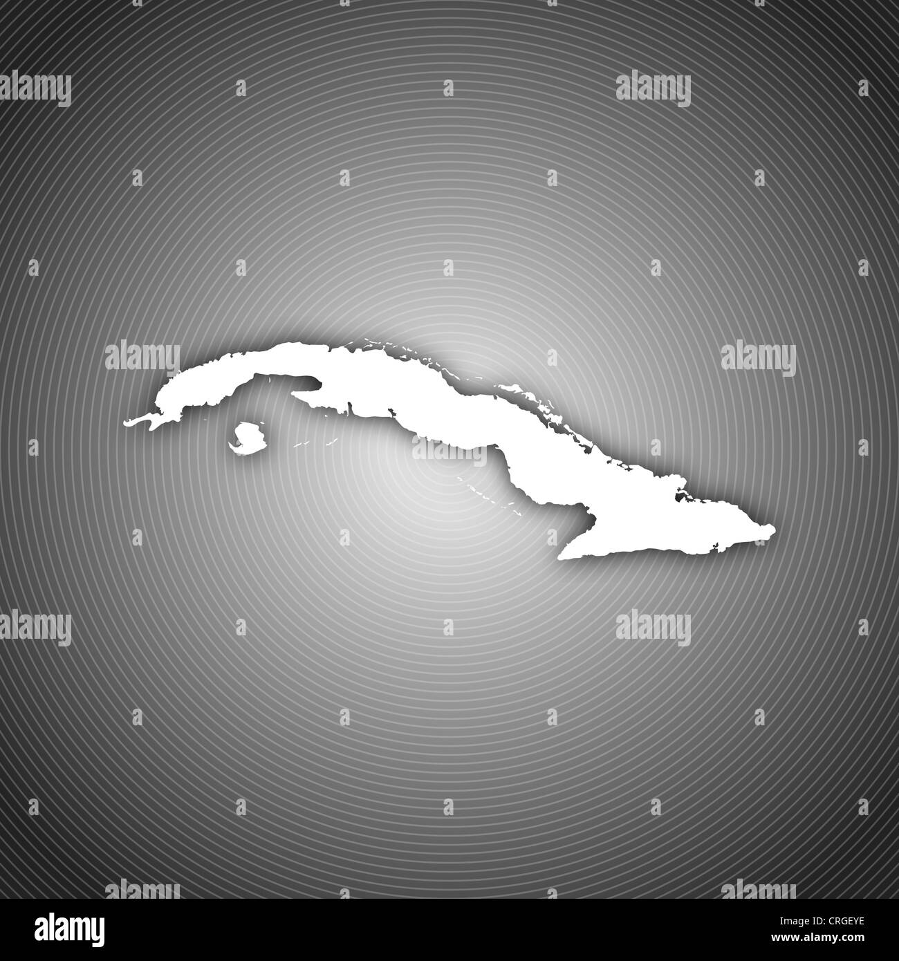 Political map of Cuba with the several provinces Stock Photo - Alamy