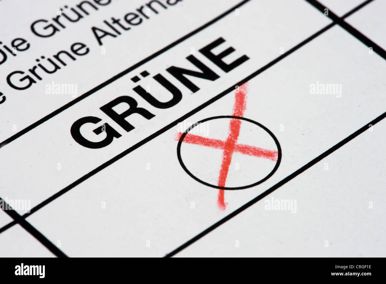 Vote greens hi-res stock photography and images - Alamy