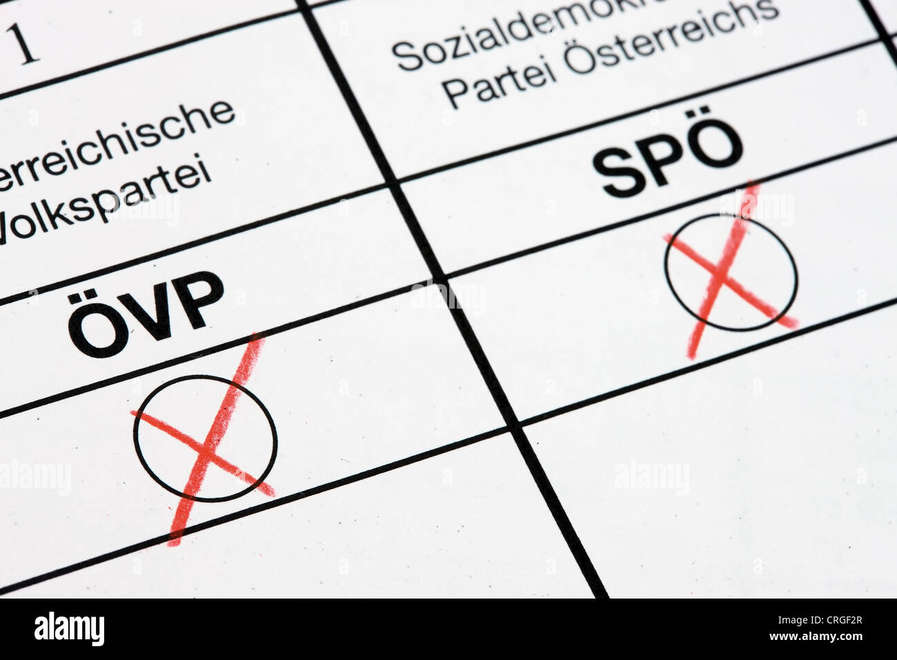 Austrian ballot hi-res stock photography and images - Alamy