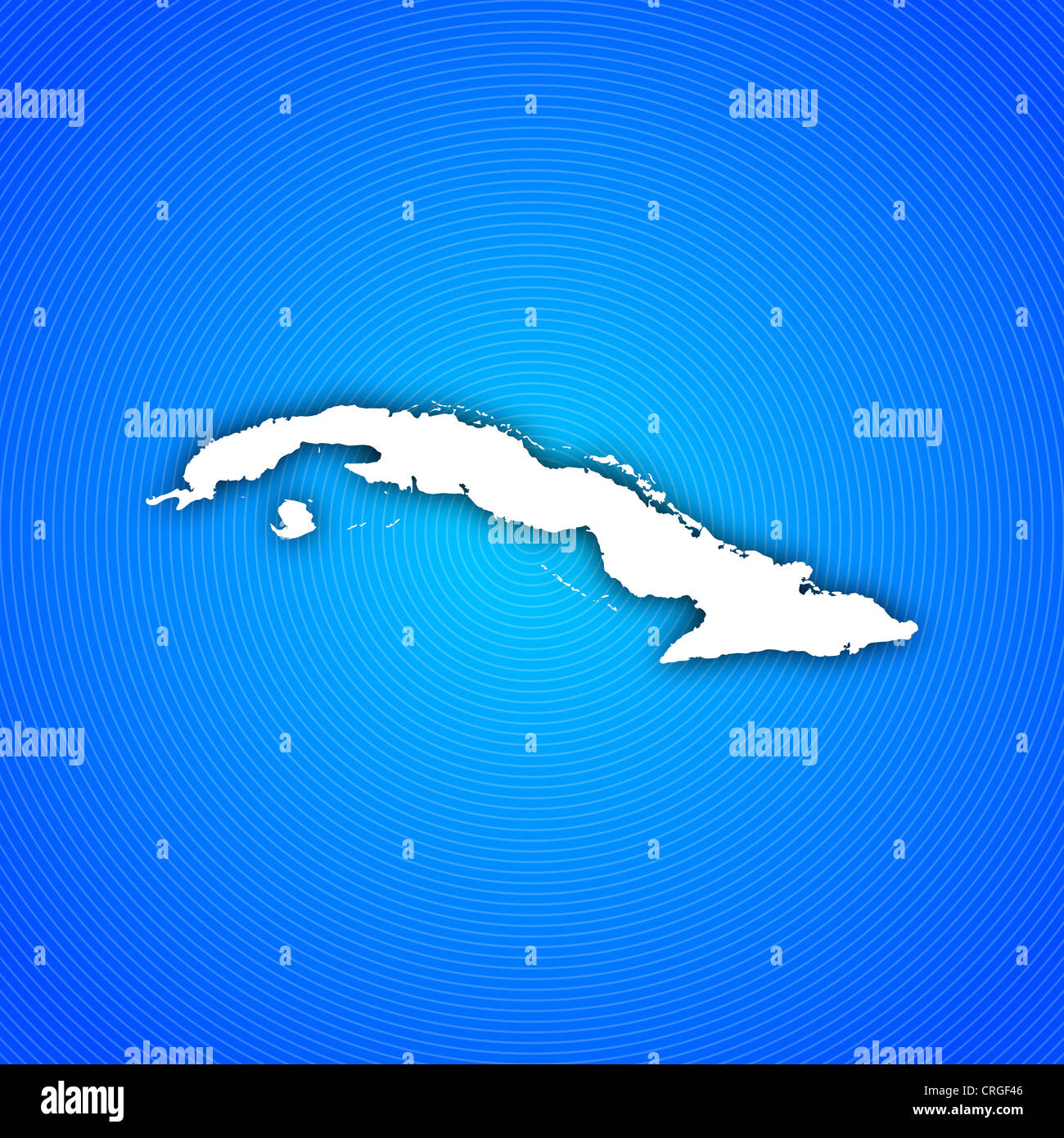 Political map of Cuba with the several provinces Stock Photo - Alamy