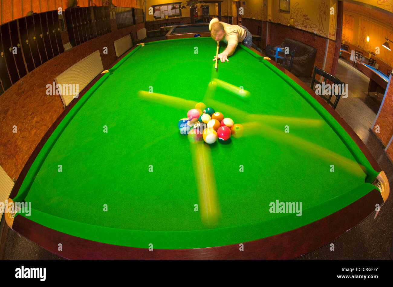 Billiard balls motion hi-res stock photography and images - Alamy