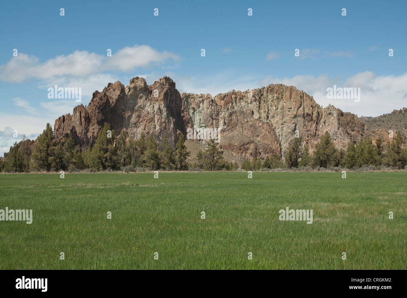 Smith Rock State Park, an extremely popular rock climbing destination ...