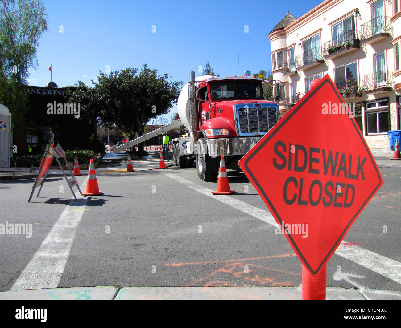 Temporary Barriers High Resolution Stock Photography and Images - Alamy