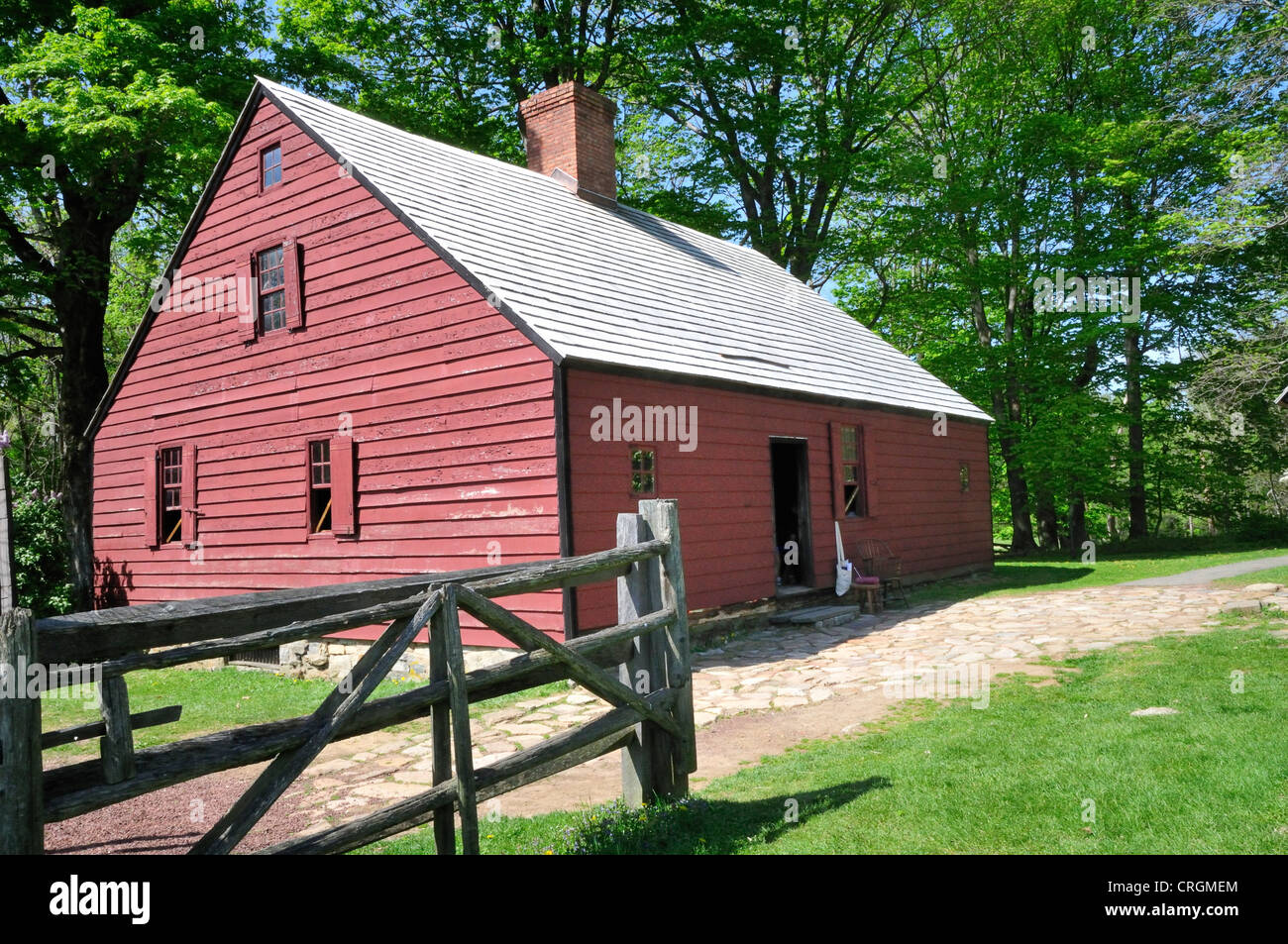 The Wick house at Jockey Hollow in the Morristown National Historical ...