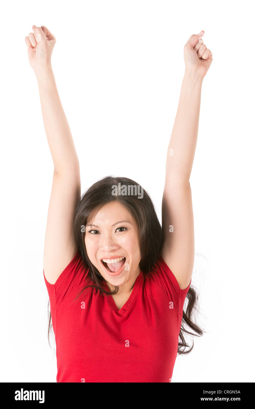 Portrait of a happy Asian woman Stock Photo - Alamy