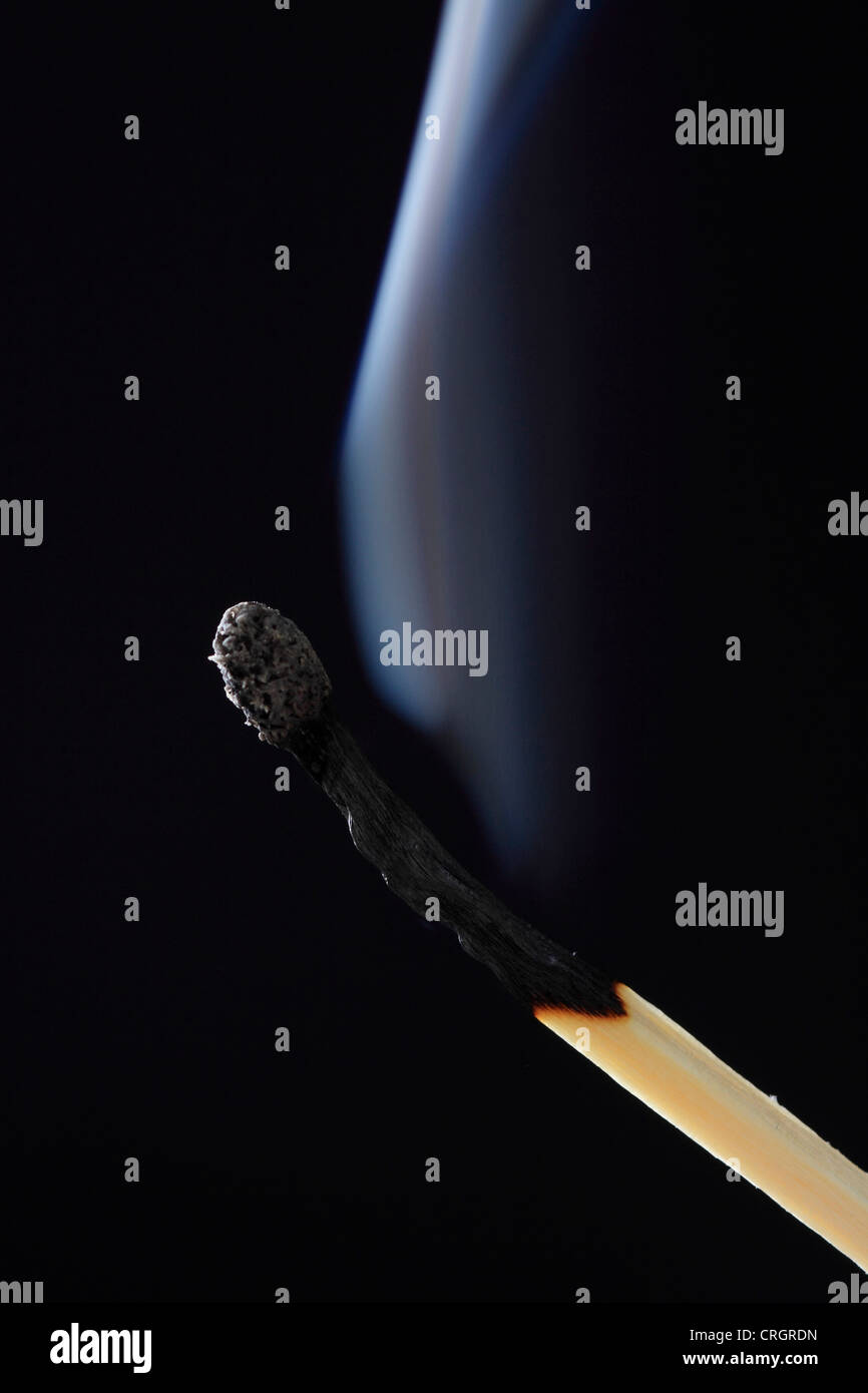 burnt out matchstick Stock Photo - Alamy