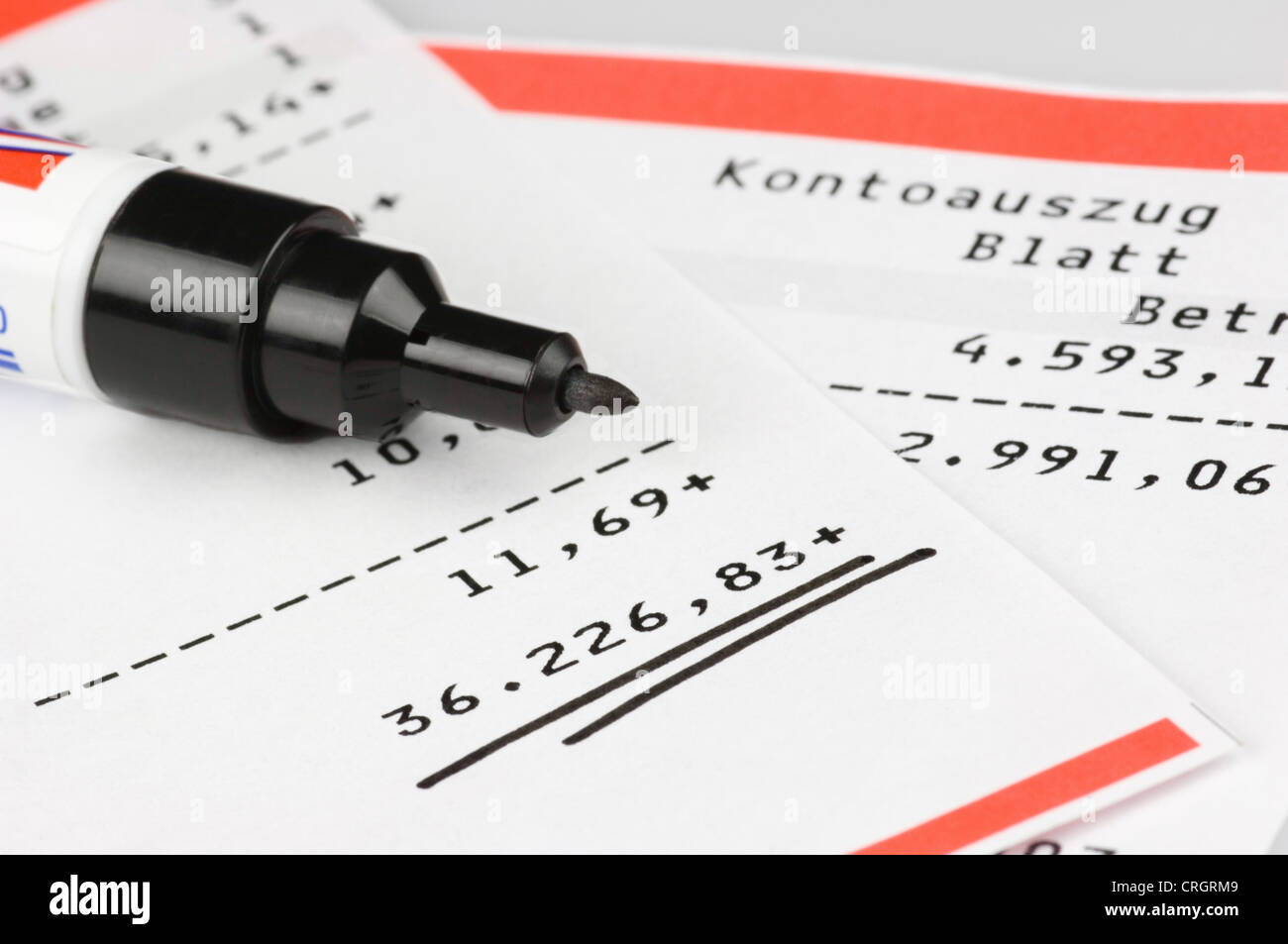 Bank statement vertical hi-res stock photography and images - Alamy