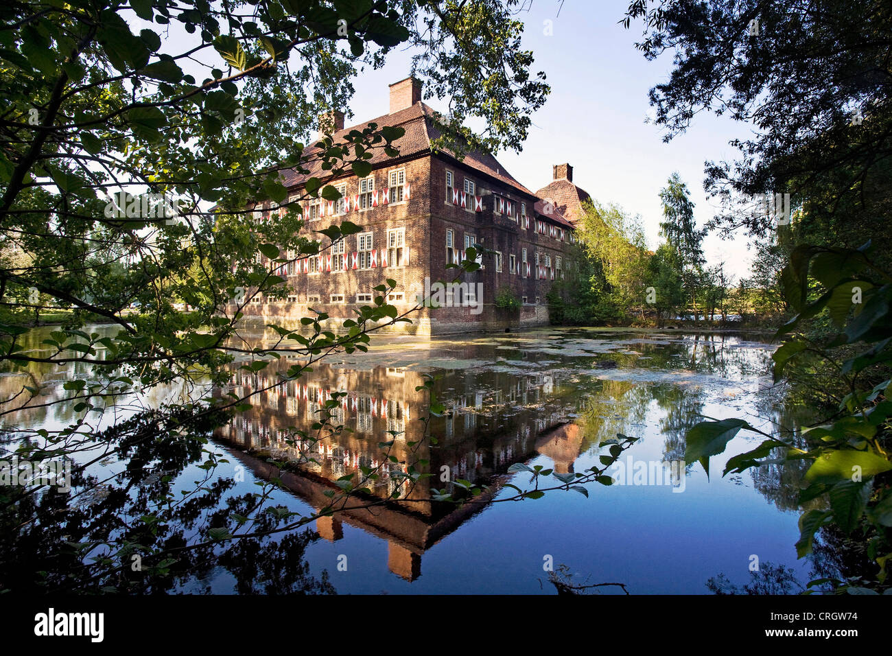 Oberwerries castle, Germany, North Rhine-Westphalia, Ruhr Area, Hamm ...