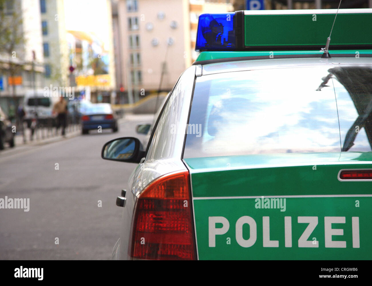 Police patrol cars flashing hi-res stock photography and images - Alamy