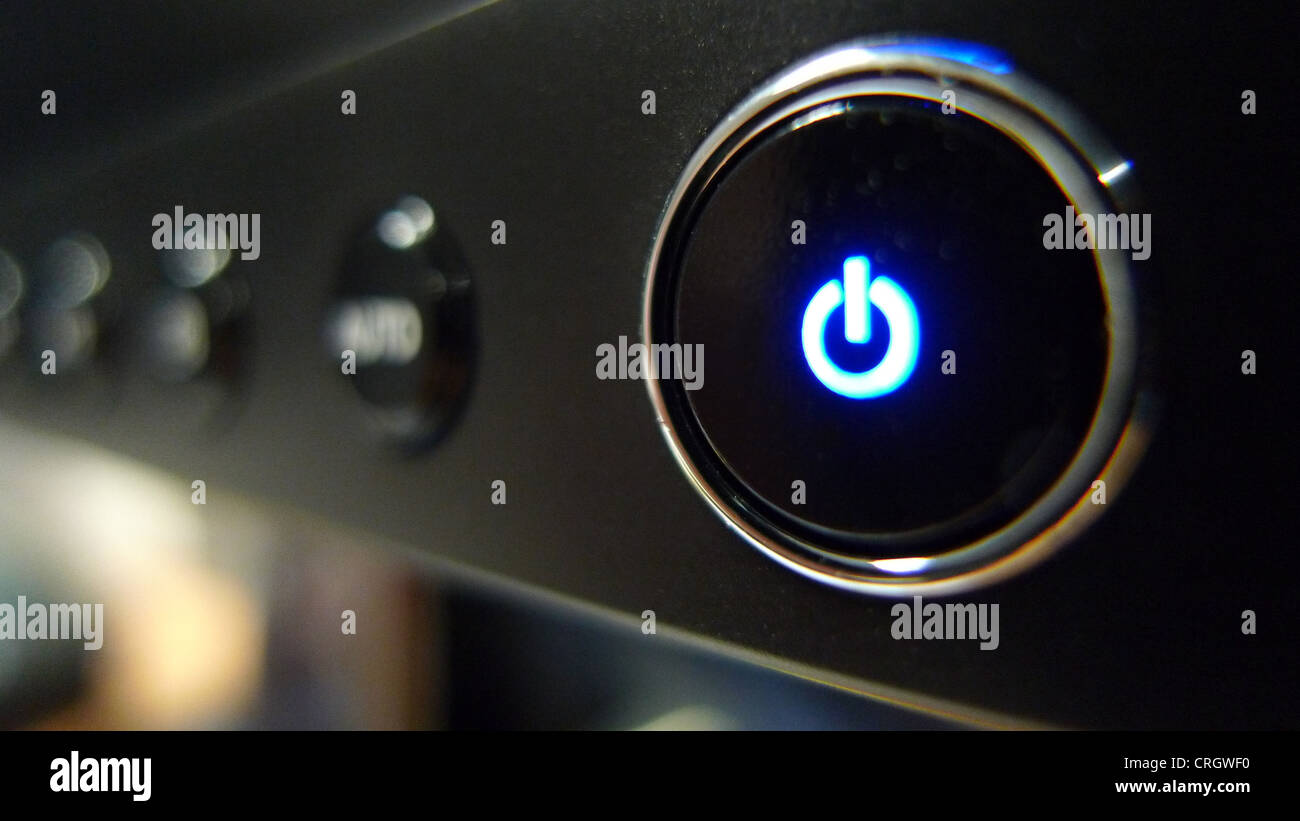 standby-switch of computer monitor Stock Photo - Alamy