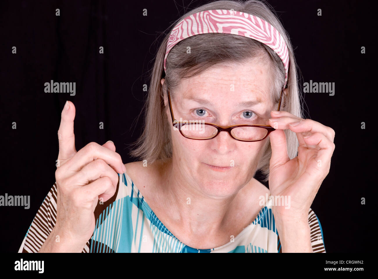 Wagging finger person face hi-res stock photography and images - Alamy