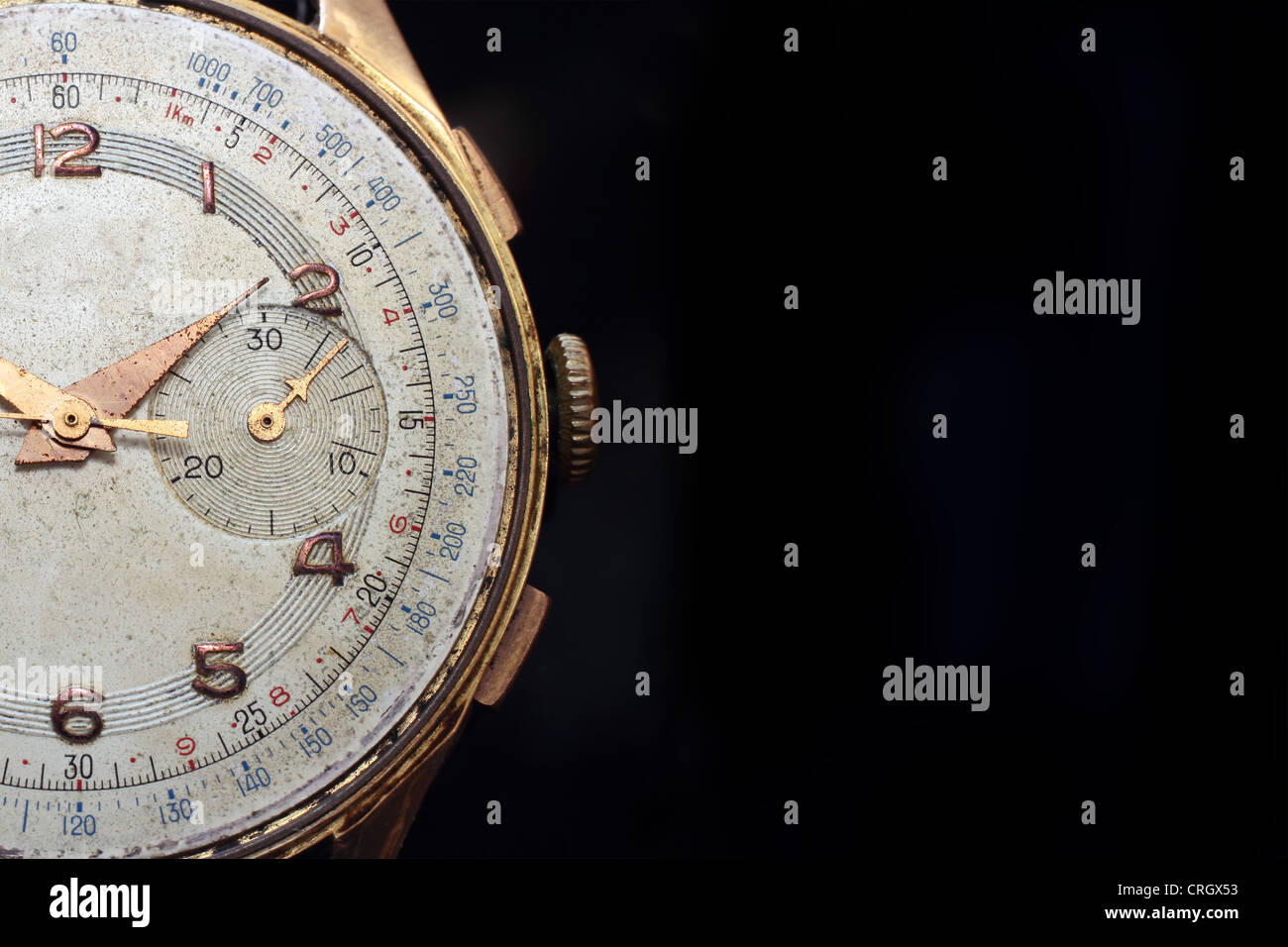 Macro shot dial old analogue hi-res stock photography and images - Alamy