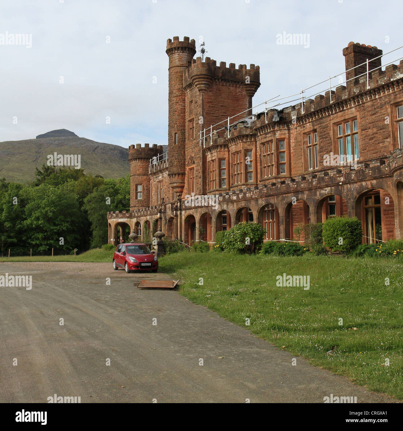 Kinloch Castle Isle of Rum Scotland May 2012 Stock Photo - Alamy