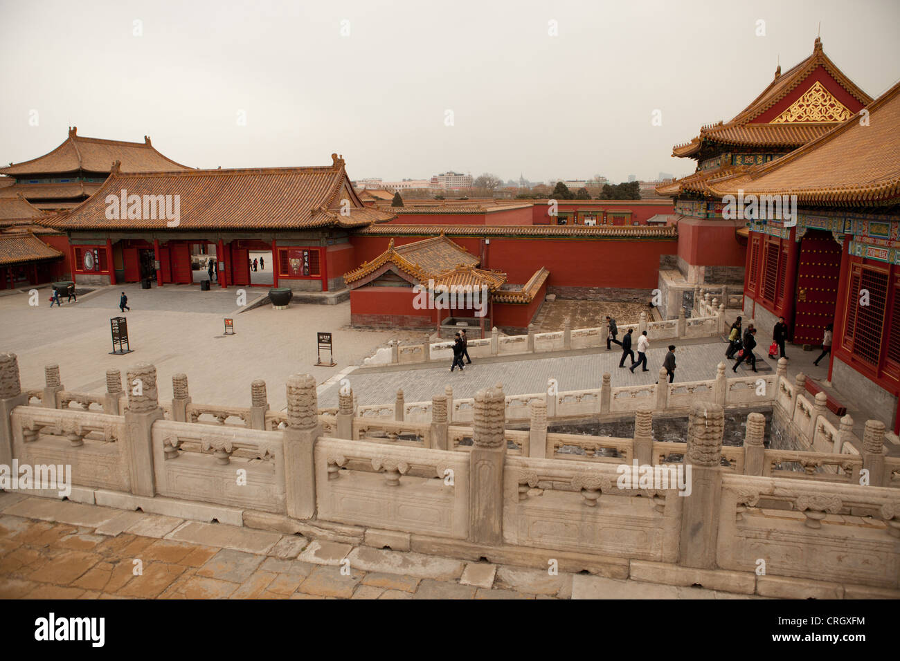 Tourists at Forbidden City, Beijing, China Stock Photo - Alamy